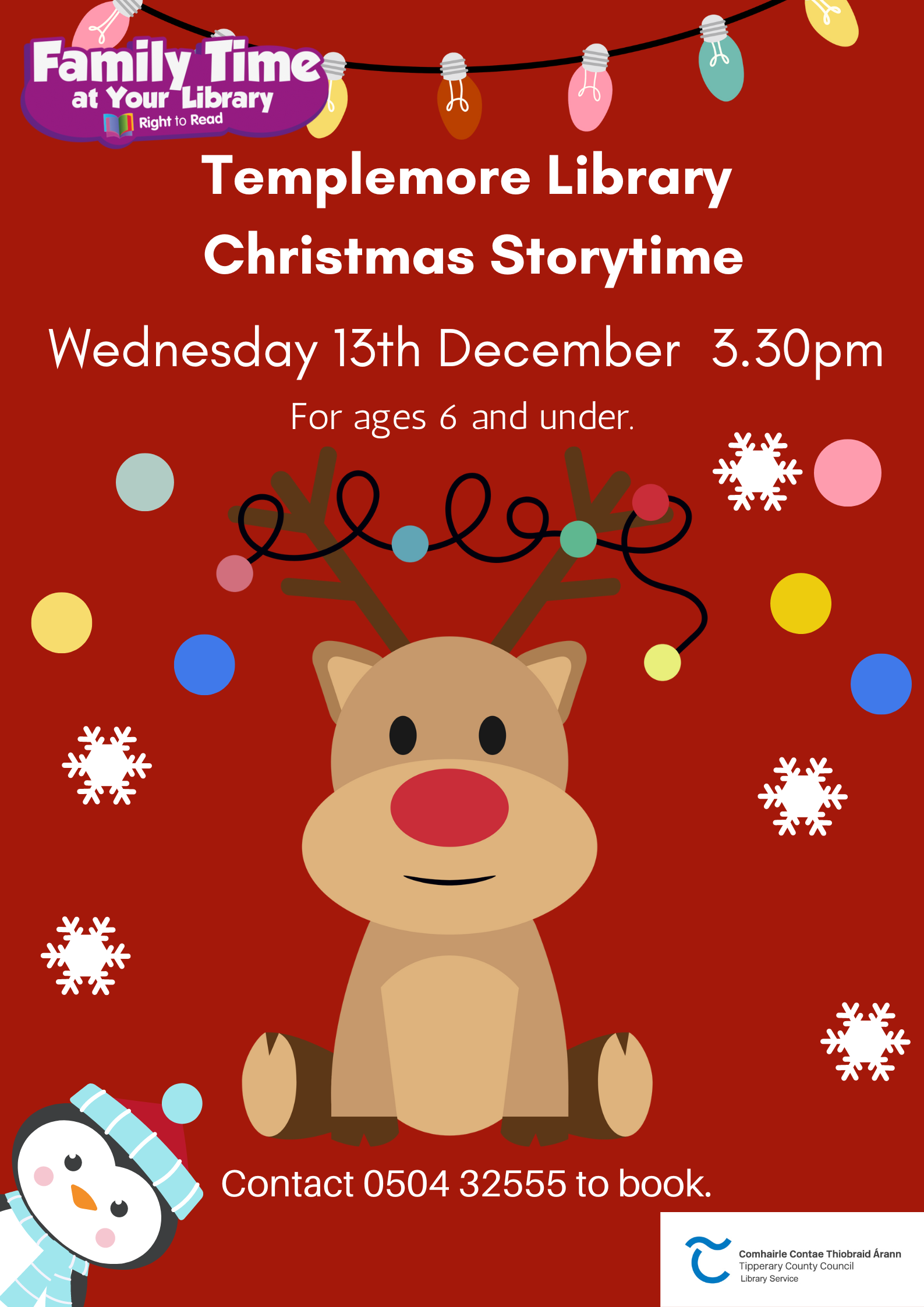 Templemore Library Christmas Storytime Tipperary County Council