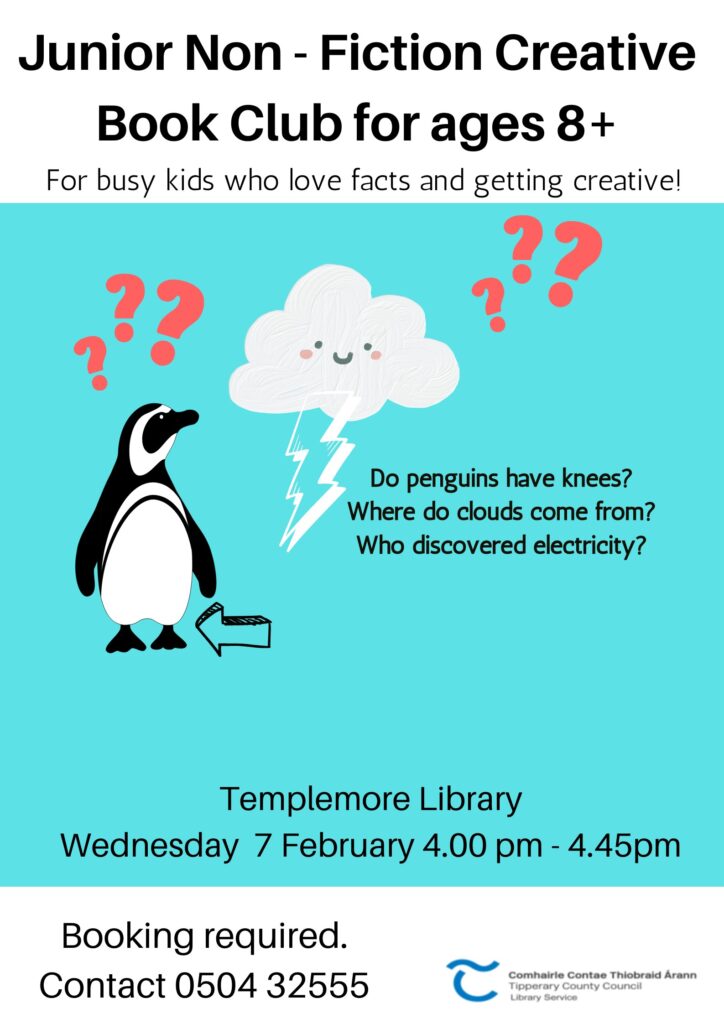 Templemore Library Junior Non-Fiction Creative Book Club – Tipperary ...
