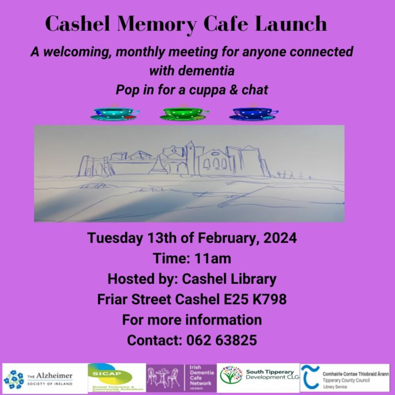 Memory Cáfe Launch in Cashel Library – Tipperary County Council Library ...