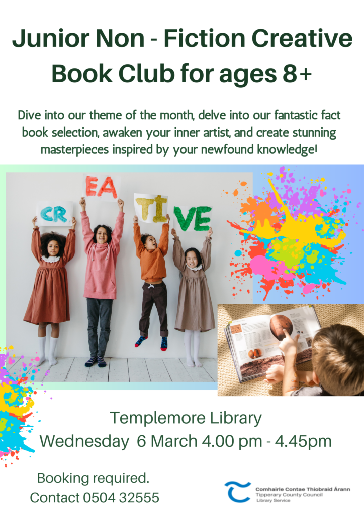 Templemore Library Junior Book Club – Tipperary County Council Library ...