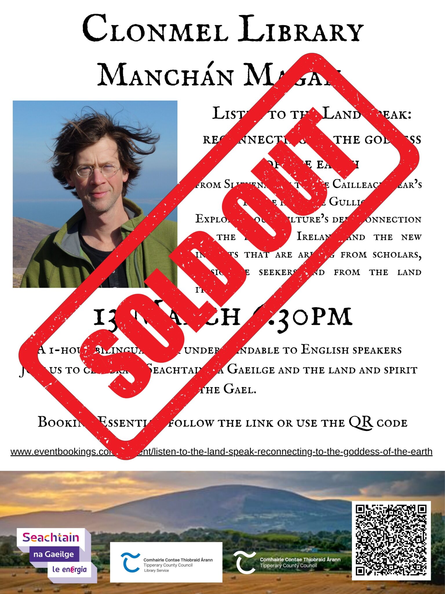 Clonmel Library presents: Manchán Magan ‘Listen to the Land Speak ...