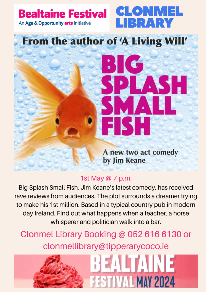 Big Splash Small Fish: Play – Tipperary County Council Library Service