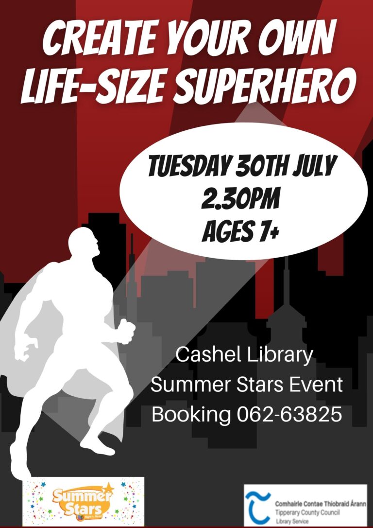 Create Your Own Life Size Superhero – Tipperary County Council Library ...