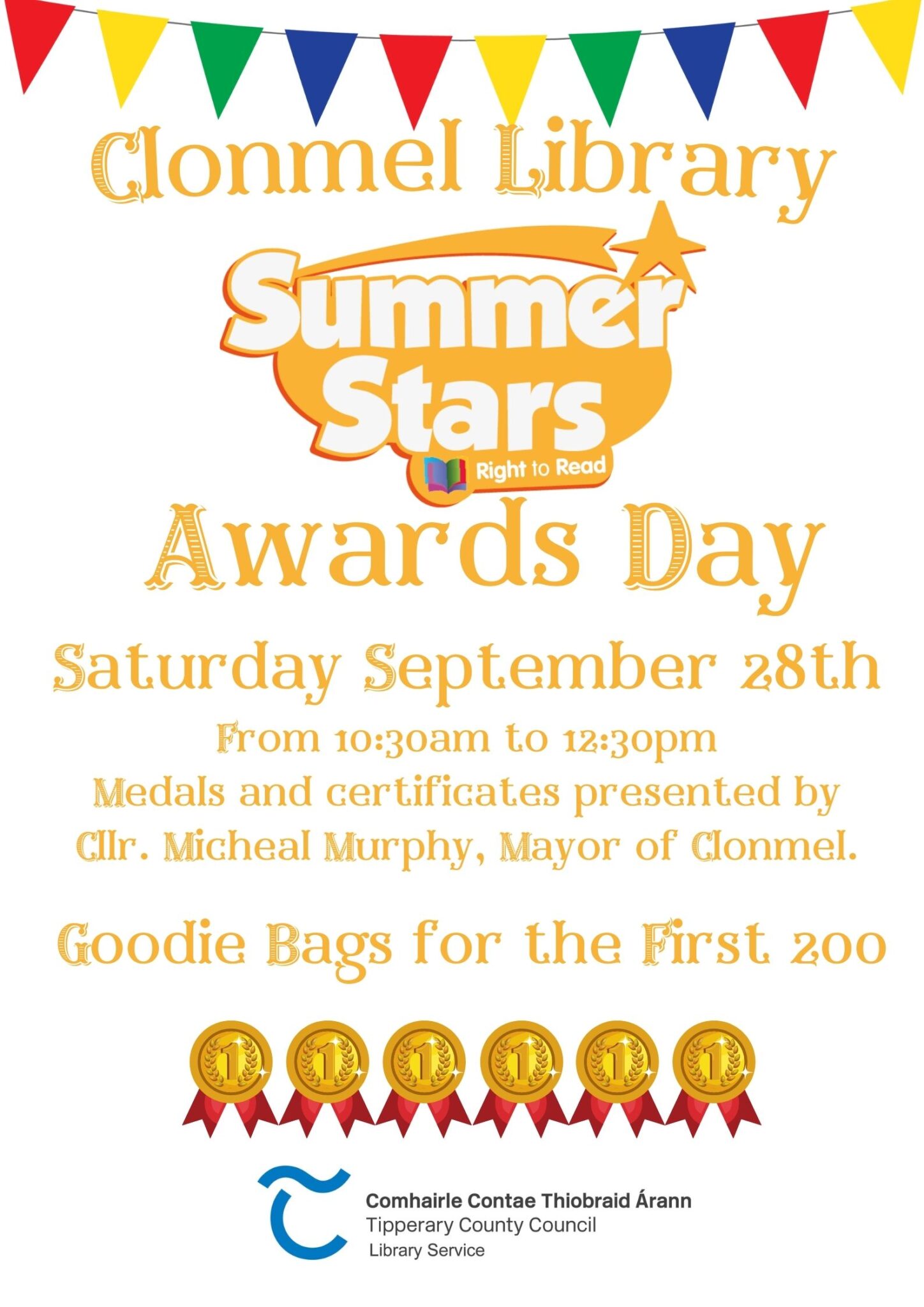 Clonmel Library Summer Stars Awards Day – Tipperary County Council ...