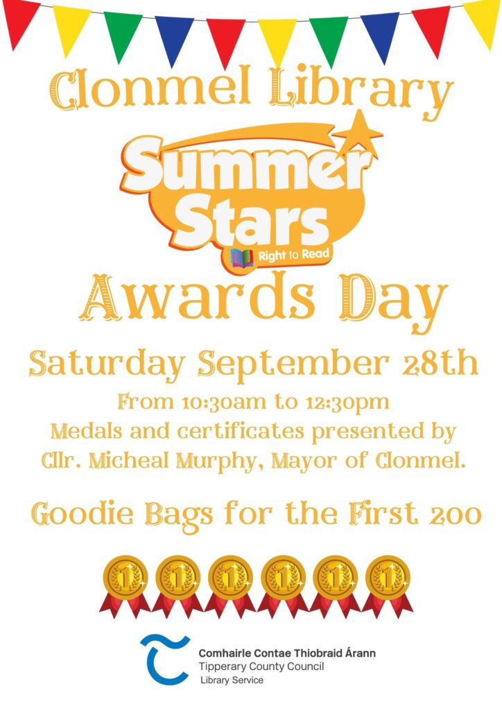 Clonmel Library Summer Stars Awards Day – Tipperary County Council ...