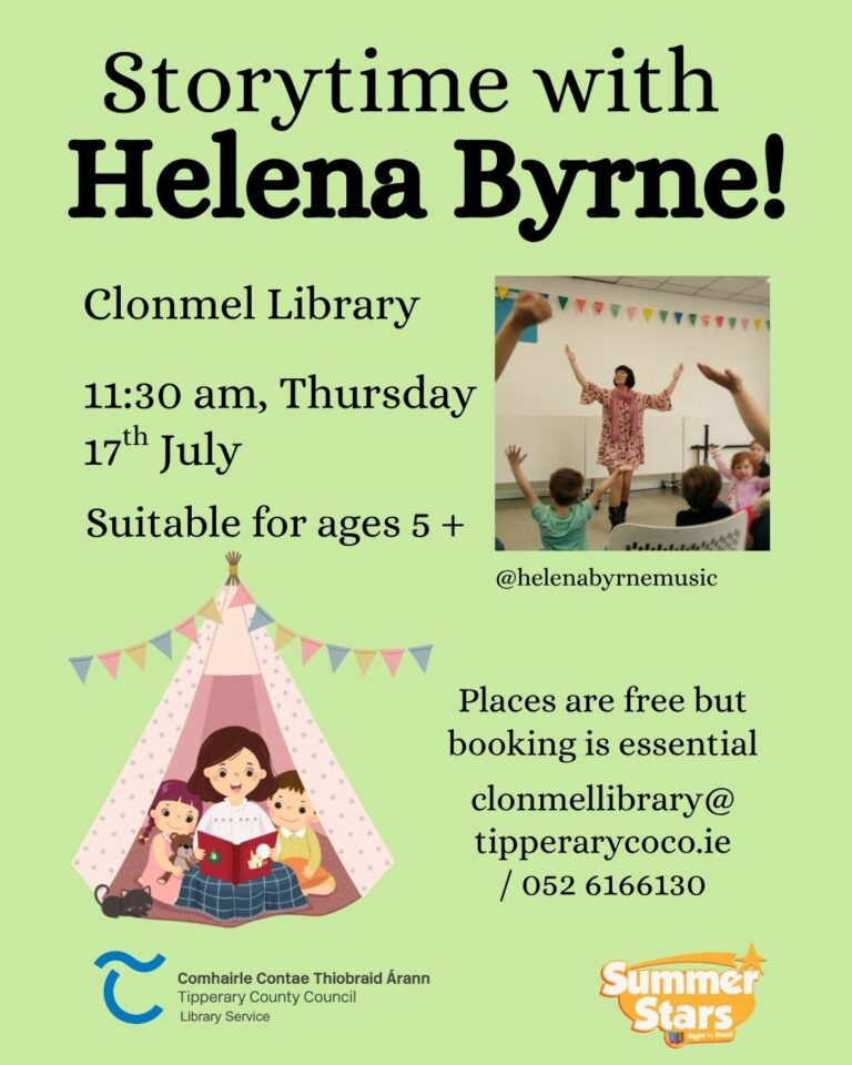 Storytime with Helena Byrne – Tipperary County Council Library Service