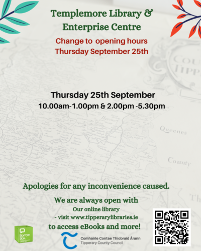 Templemore Library & Enterprise Centre – Tipperary County Council ...