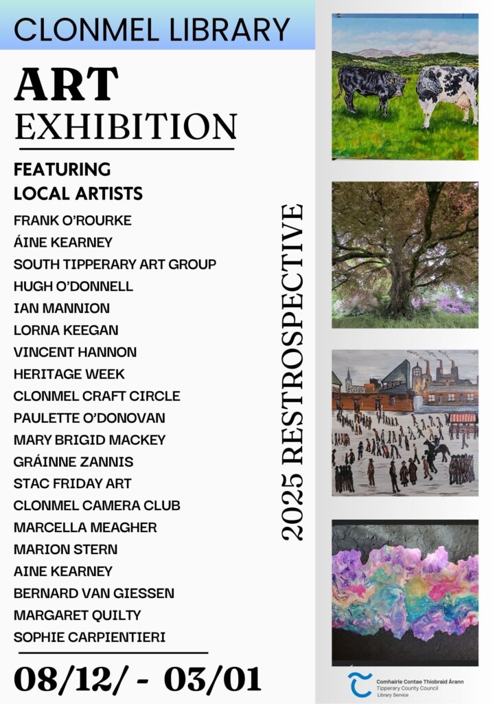 Retrospective Art Exhibition at Clonmel Library – Tipperary County ...